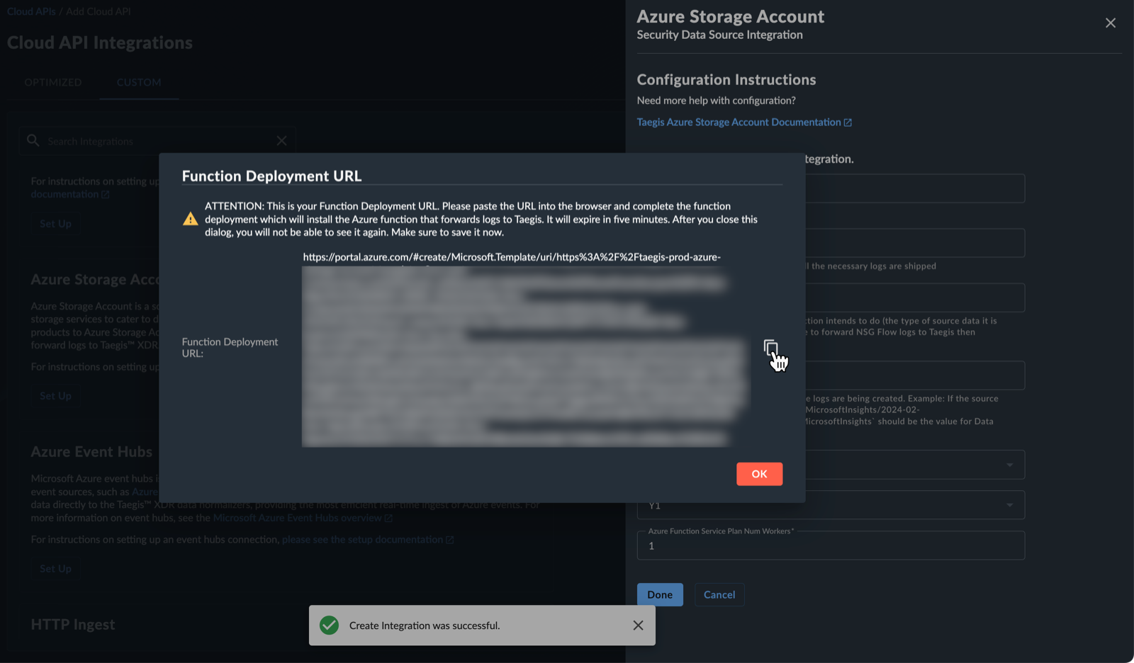 Microsoft Azure Storage Account Integration Guide - Documentation