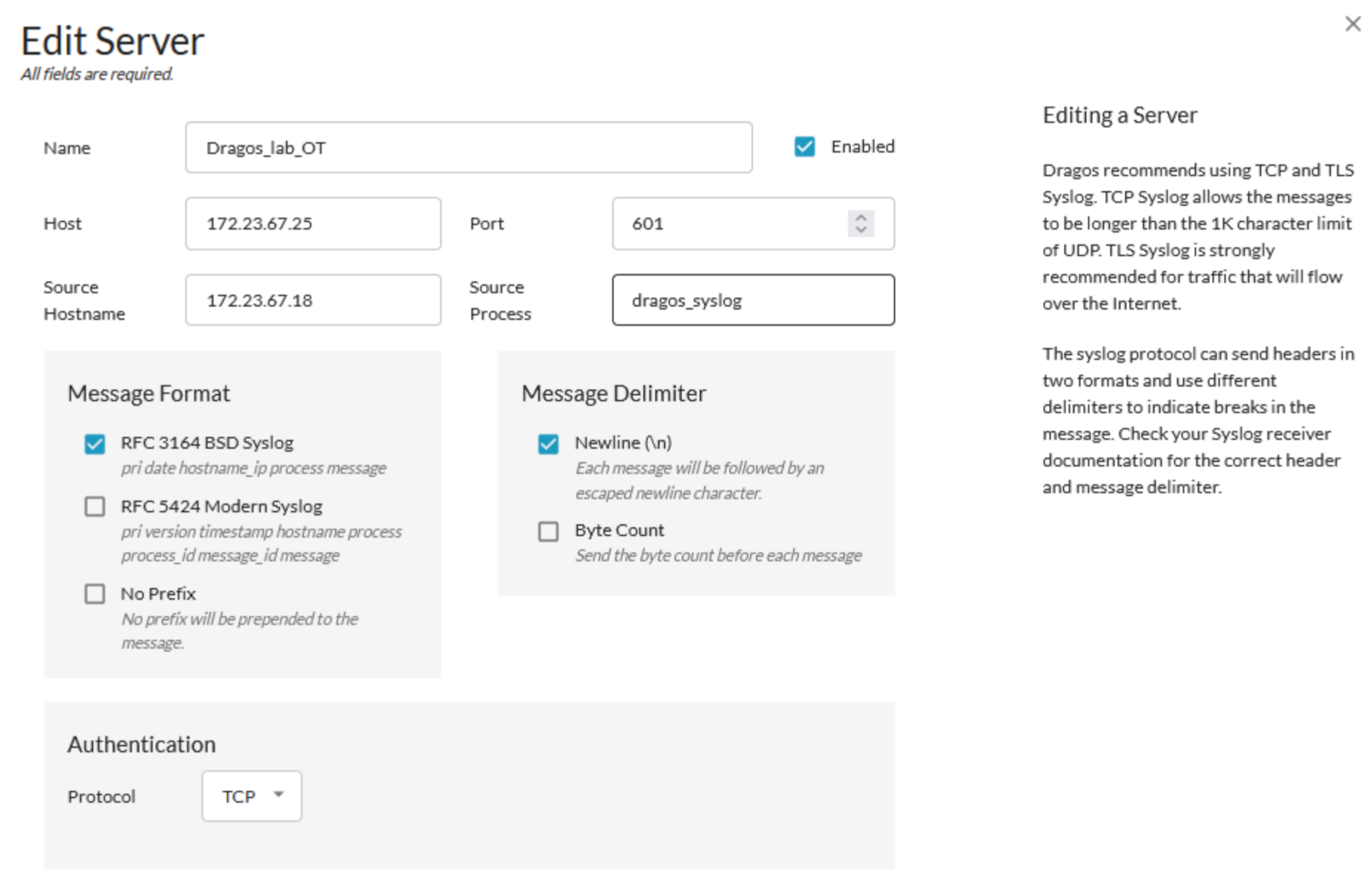 Dragos Platform Documentation